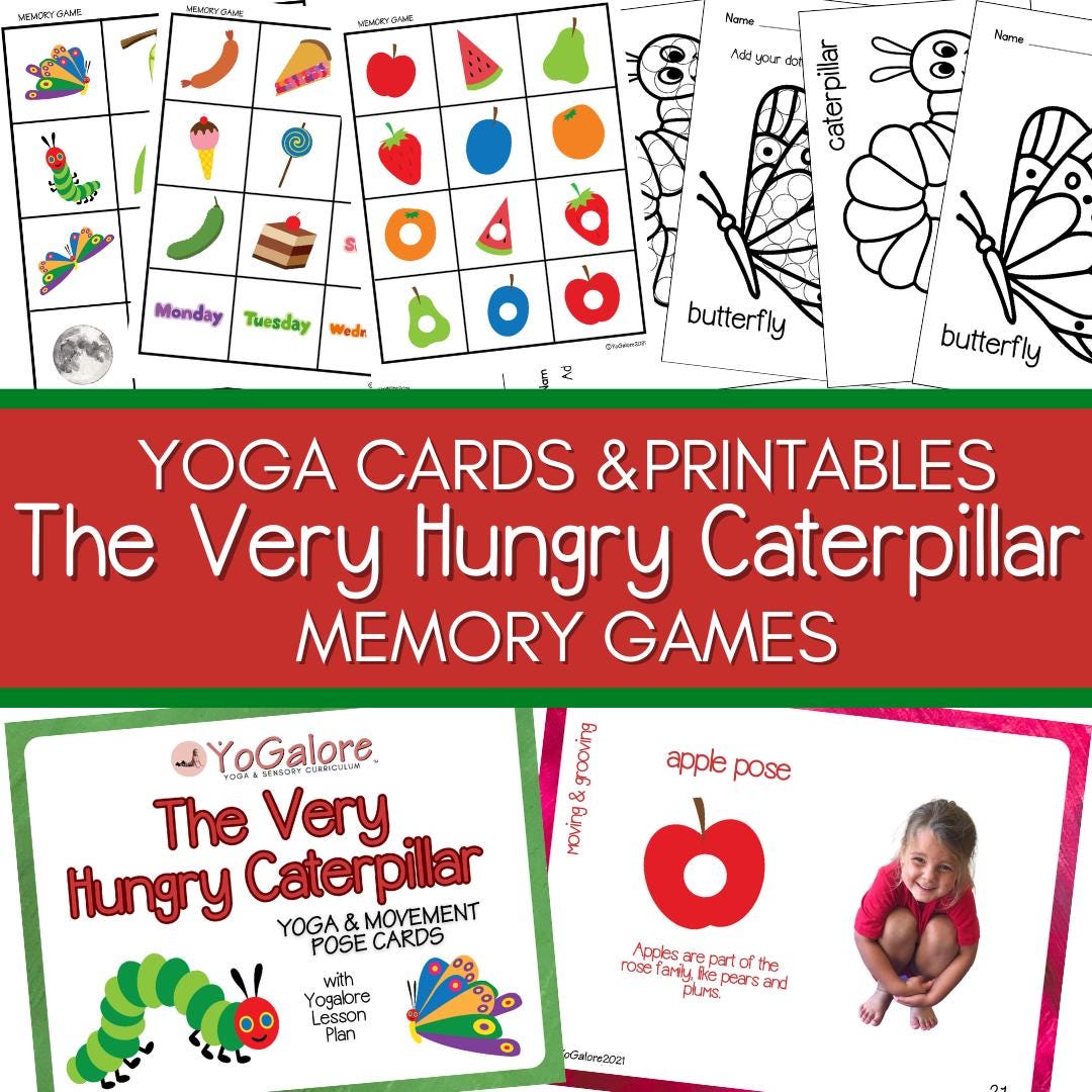 Very Hungry Caterpillar — Complete Activity Bundle | 48-card Memory ...