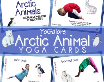 Camping Theme Yoga & Movement Pose Cards With Memory Game - Etsy