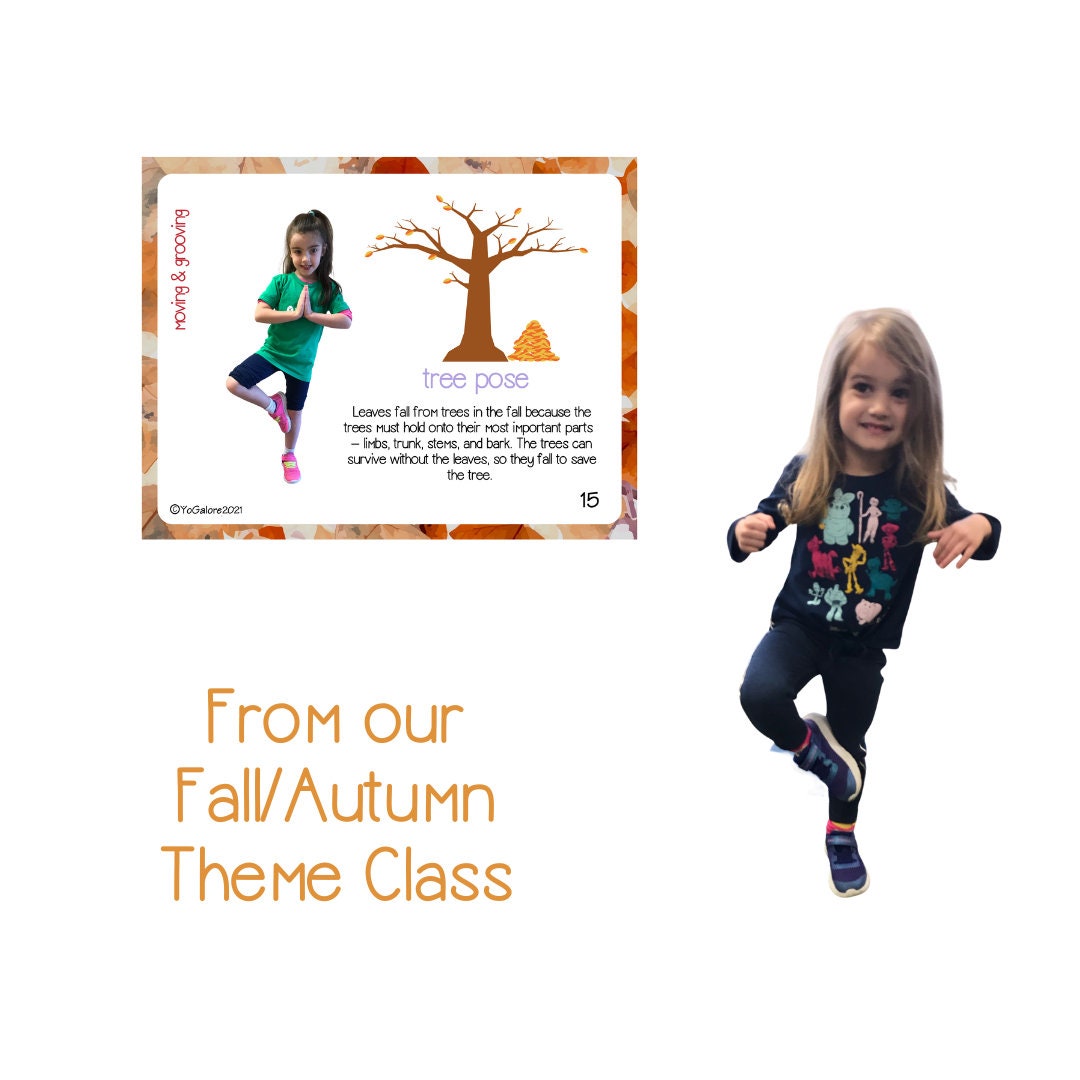 Fall Theme Activities -- Yoga & Movement Pose Cards -- Movement ...