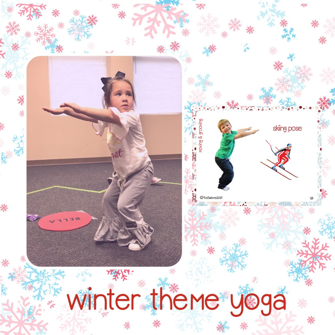 Winter Theme Yoga & Movement Cards - Etsy