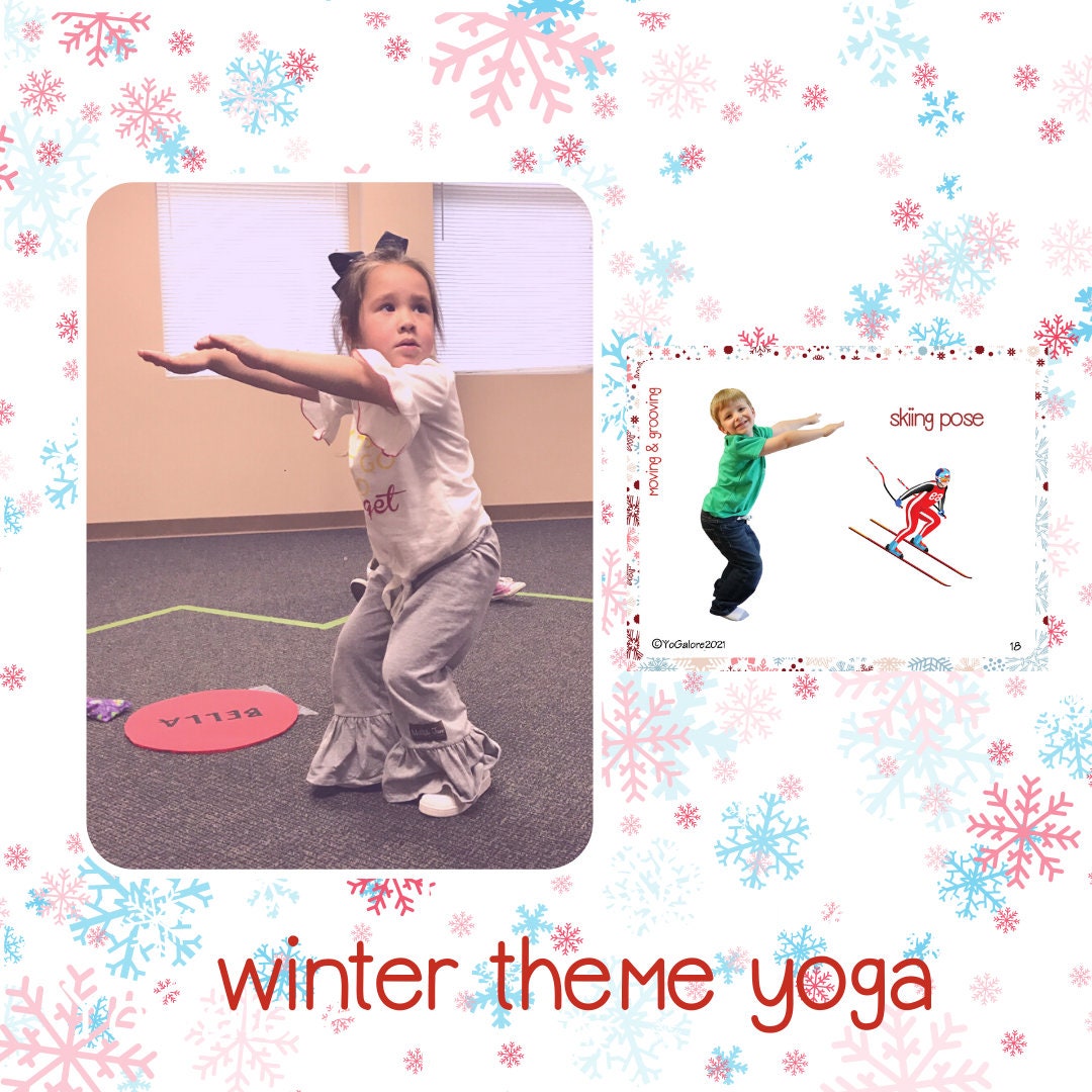 Winter Theme Yoga & Movement Cards - Etsy
