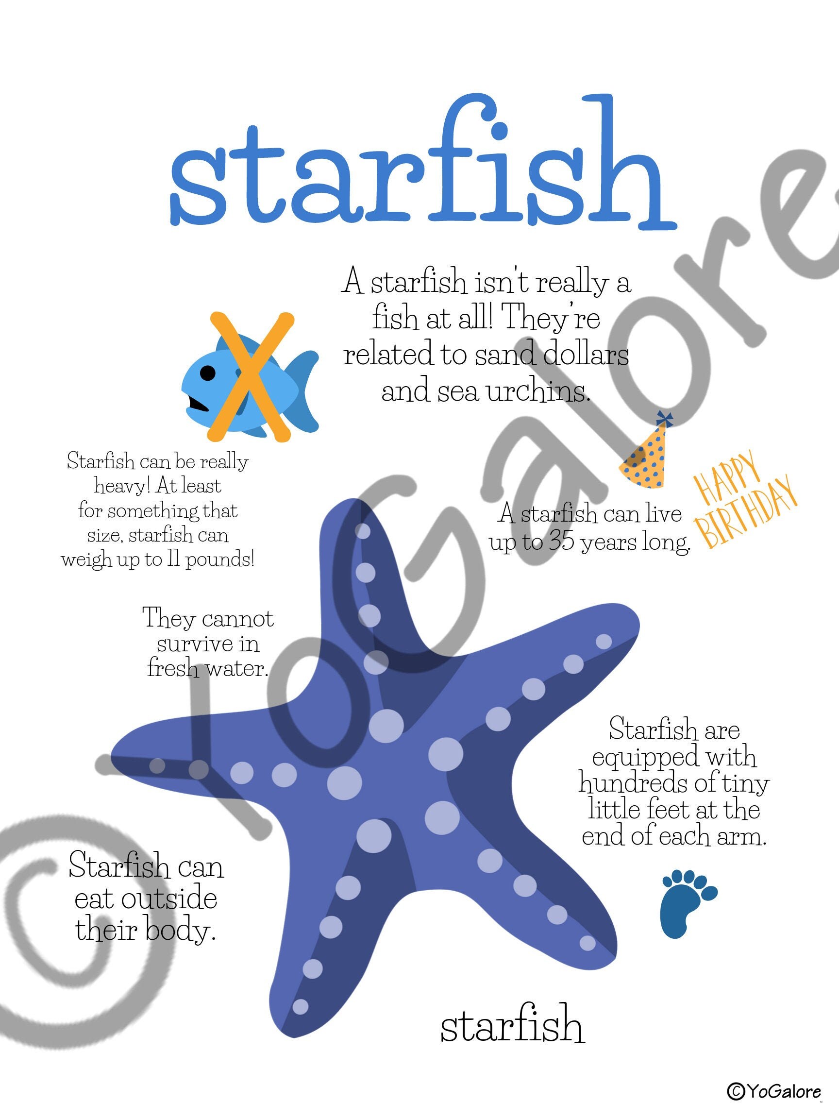 Ocean Life Trivia Posters Etsy ocean-life-trivia-posters-etsy