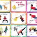 Farm Theme Yoga & Movement Cards With Classic Memory Game - Etsy