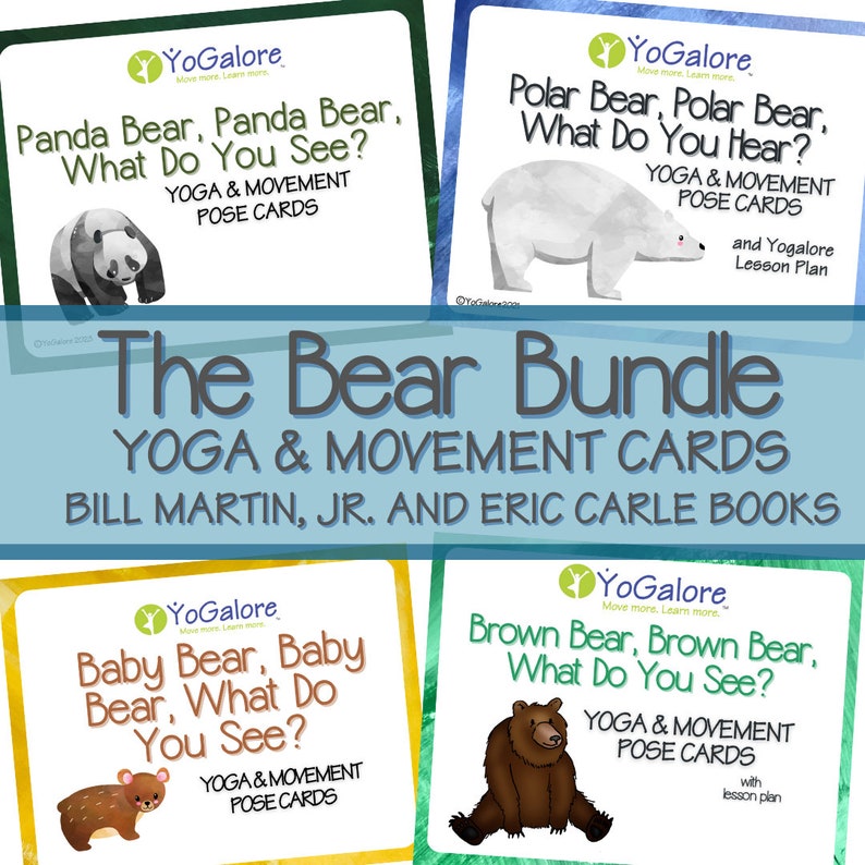 The Bear Bundle by Eric Carle and Bill Martin Jr.: Yoga & Movement ...