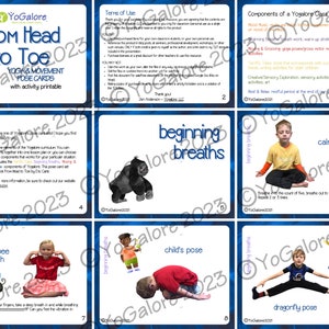 Eric Carle Inspired Yoga & Movement Cards: Preschool Activities With ...