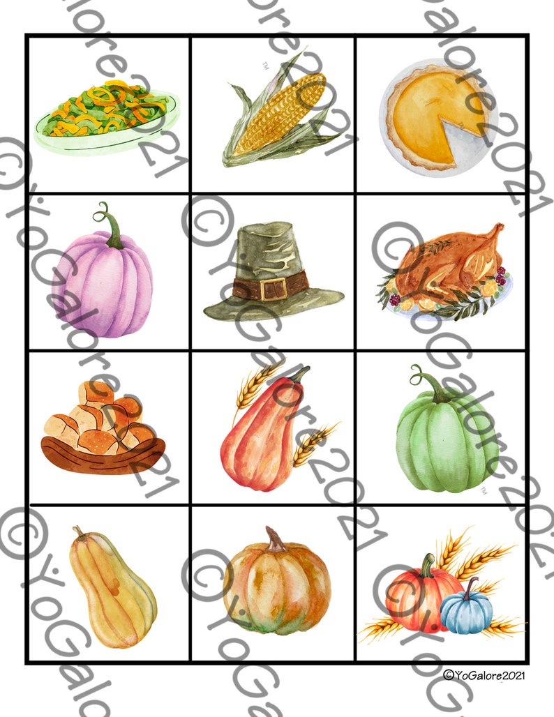 Thanksgiving Theme Activities: Yoga & Movement Pose Cards and - Etsy