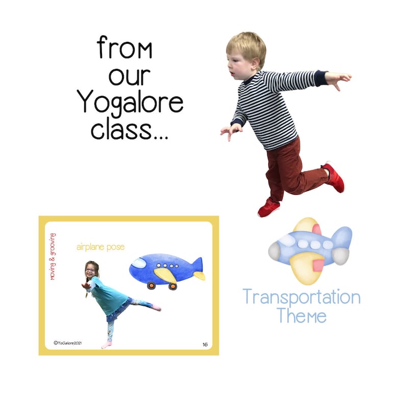 Transportation Preschool Activities: Yoga & Movement Pose Cards and ...