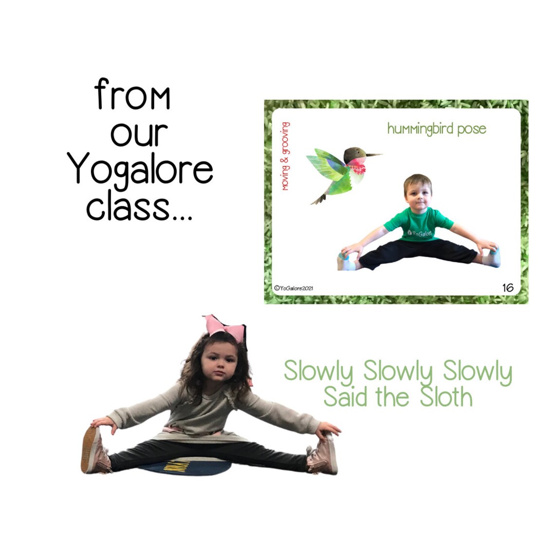 Slowly, Slowly, Slowly Said the Sloth Yoga & Movement Pose Card Set - Etsy