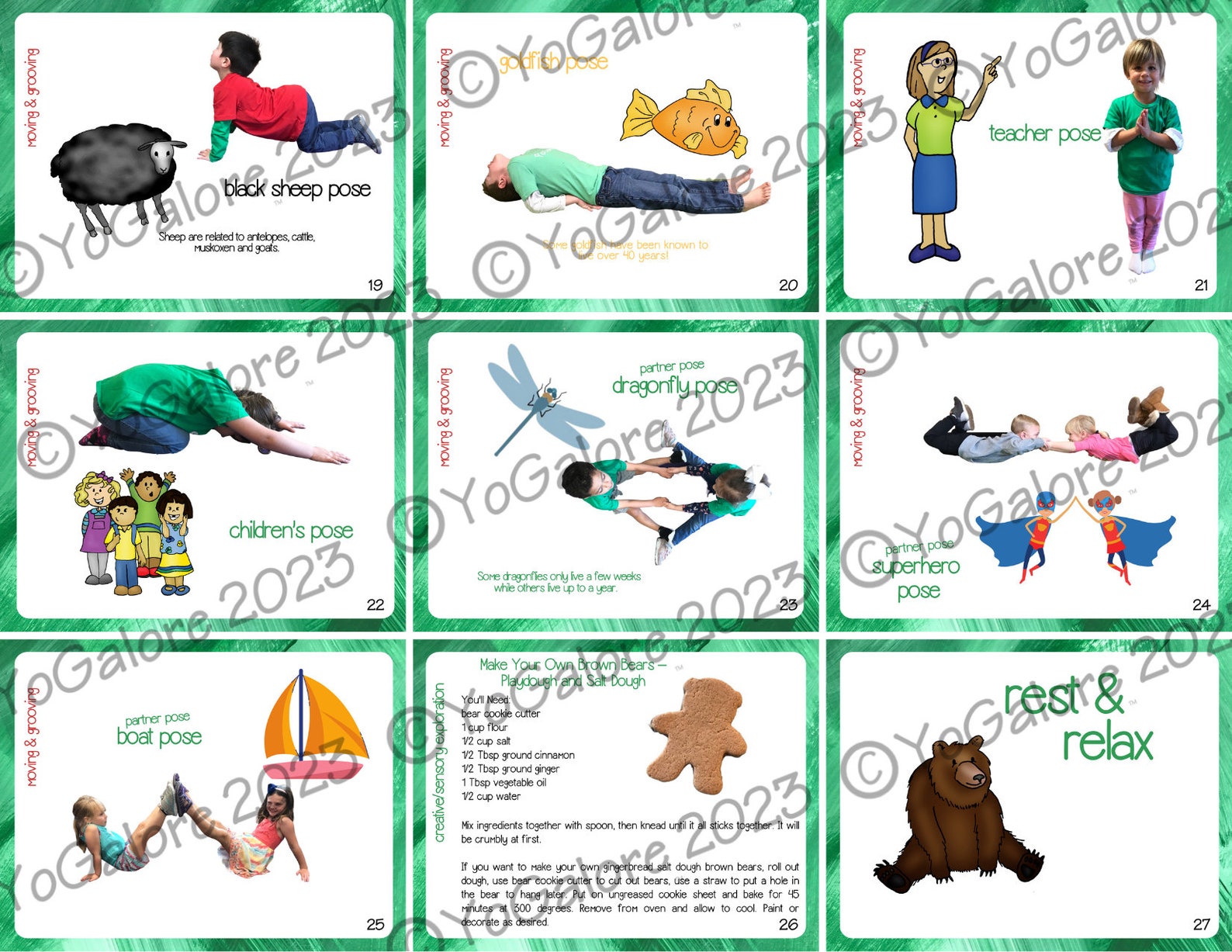 Brown Bear, Brown Bear What Do You See? Yoga & Movement Pose Cards - Etsy