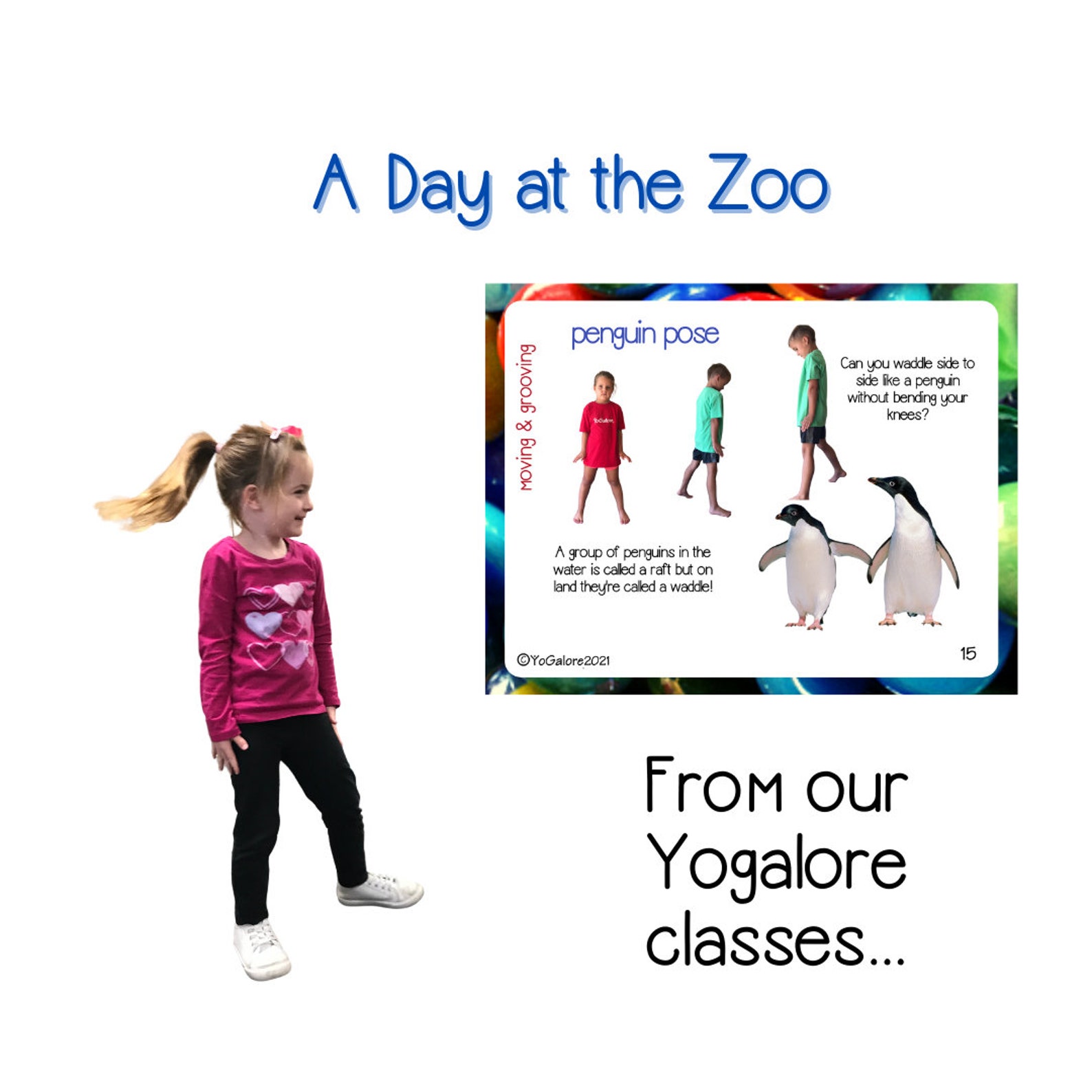Zoo Theme Yoga & Movement Pose Cards With STEM Activity - Etsy