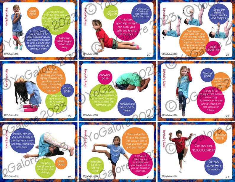 Yoga for Kids: Poses and Yoga Posters for the Classroom Yogamore ...