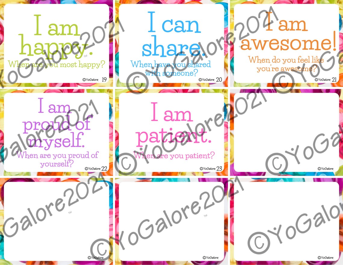 Affirmation Cards for Children - Etsy