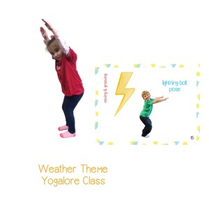 Preschool Weather Themed Movement Based Yoga Activity Bundle With ...