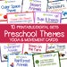 Preschool Themes Movement Bliss: Yoga & Activity Pose Cards for ...