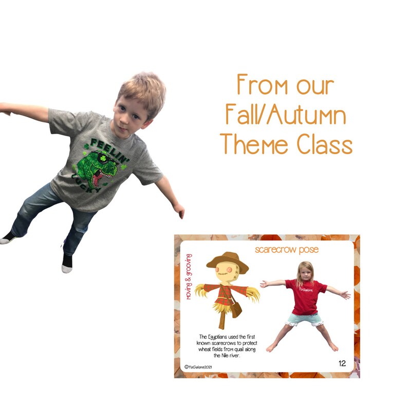 Fall Theme Activities -- Yoga & Movement Pose Cards -- Movement ...