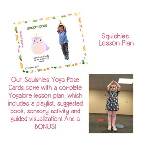 Squishies Yoga Pose Cards | Movement + Mindfulness for Preschool and ...