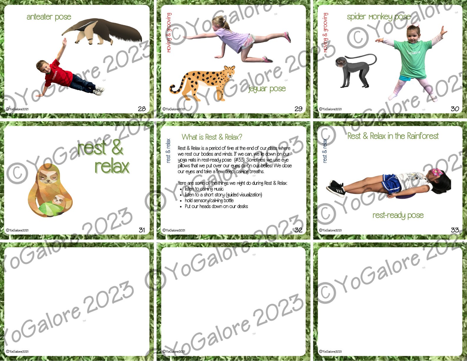Slowly, Slowly, Slowly Said the Sloth Yoga & Movement Pose Card Set - Etsy