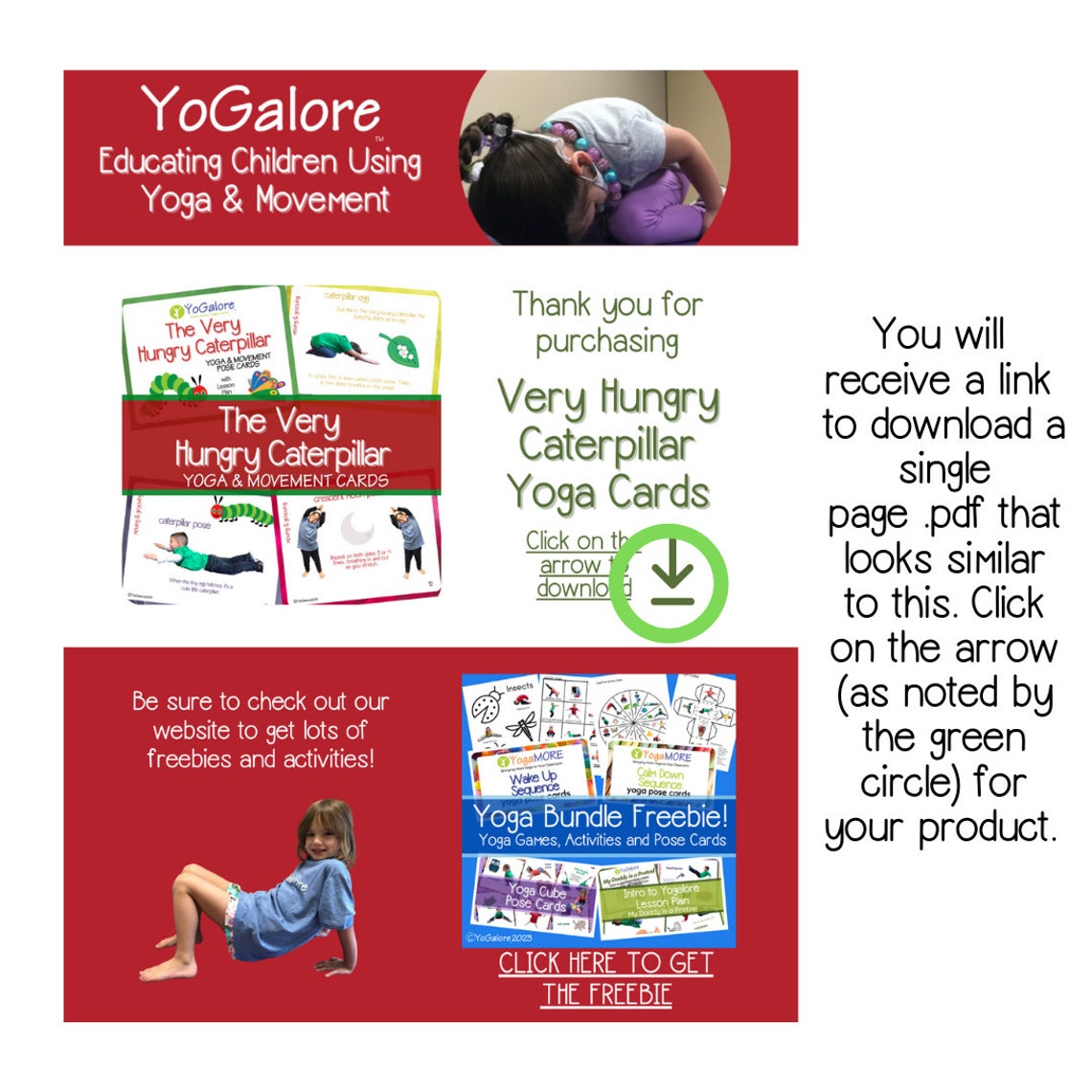 The Very Hungry Caterpillar Yoga & Movement Pose Cards - Etsy
