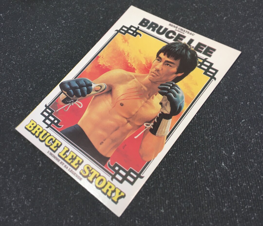 Bruce Lee Story 80s Athena/collection Rene Chateau Video Postcard - Etsy