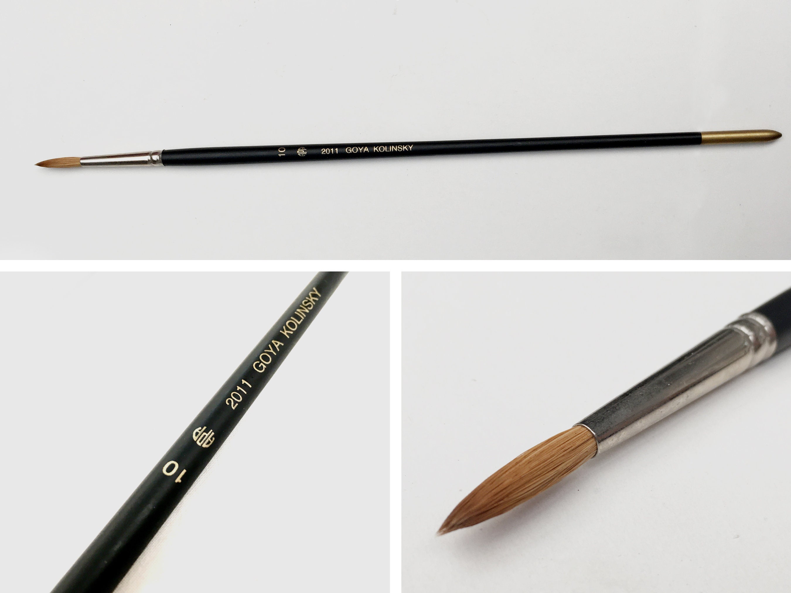 Kolinsky Sable Professional Artist's Round Single Brushes for ...