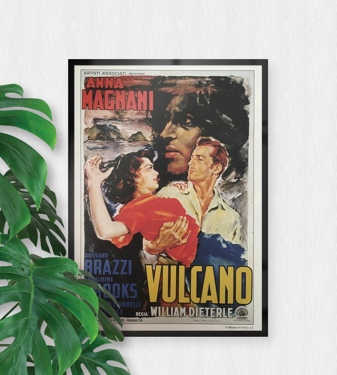 Vulcano film 1950 Italian Film Poster volcano - Etsy