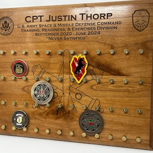 Challenge Coin Plaque - Etsy