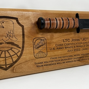 Personalized Ka Bar Knife Display - Etsy