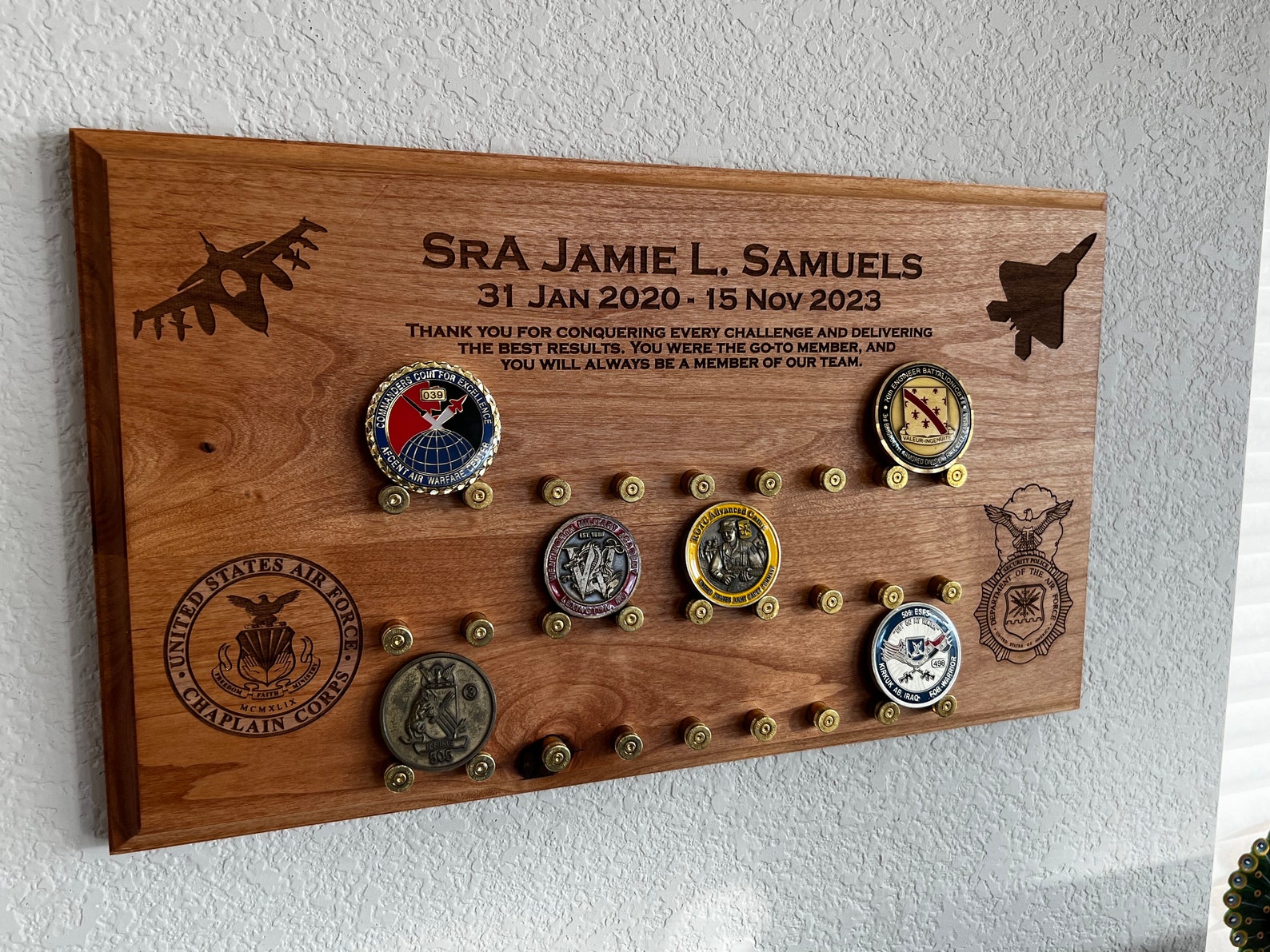 Challenge Coin Plaque - Etsy