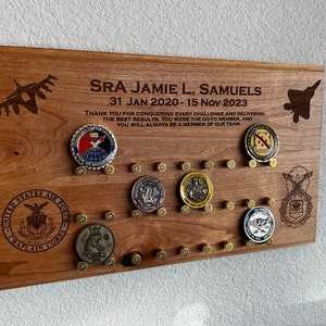 Challenge Coin Plaque - Etsy