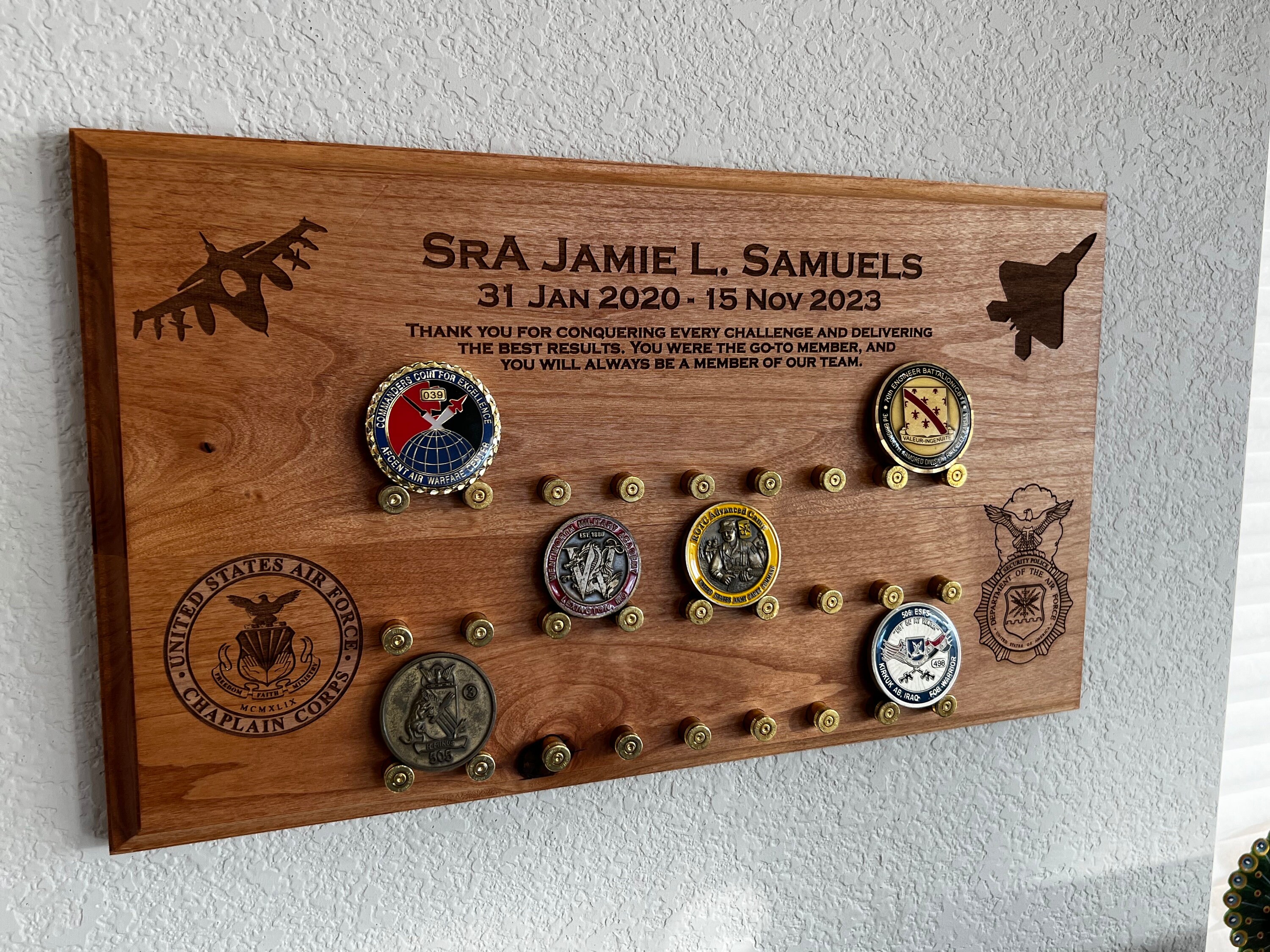 Challenge Coin Plaque - Etsy