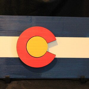 Wooden Colorado Flag - Etsy