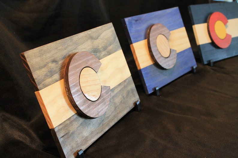 Wooden Colorado Flag - Etsy