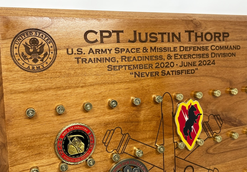 Challenge Coin Plaque - Etsy