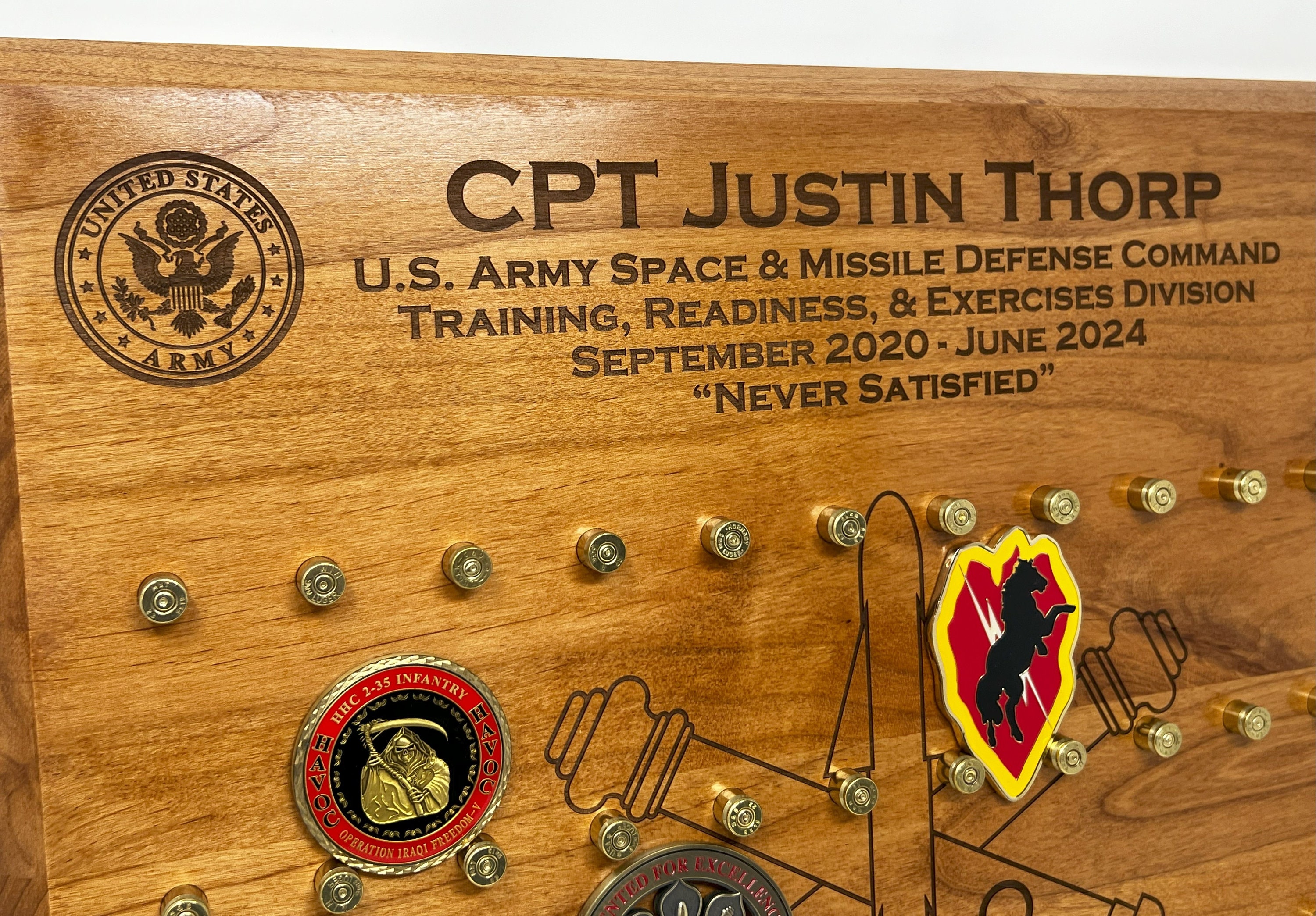 Challenge Coin Plaque - Etsy