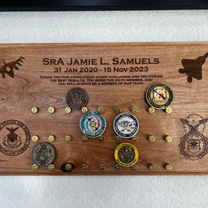 Challenge Coin Plaque - Etsy