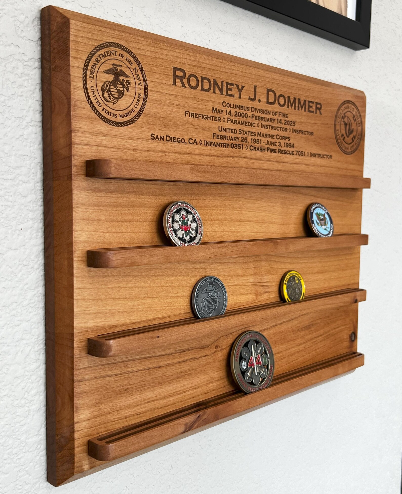Challenge Coin Plaque - Etsy