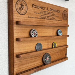 Challenge Coin Plaque - Etsy