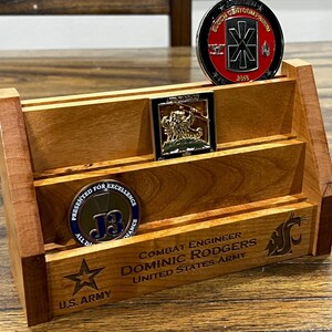 Personalized Stacked Coin Rack - Etsy