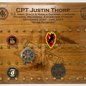 Challenge Coin Plaque - Etsy