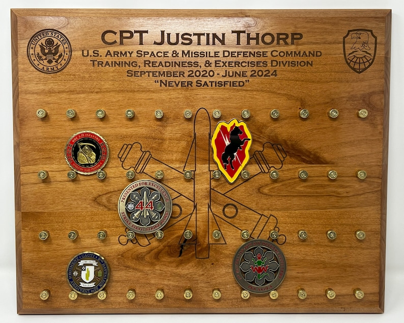 Challenge Coin Plaque - Etsy