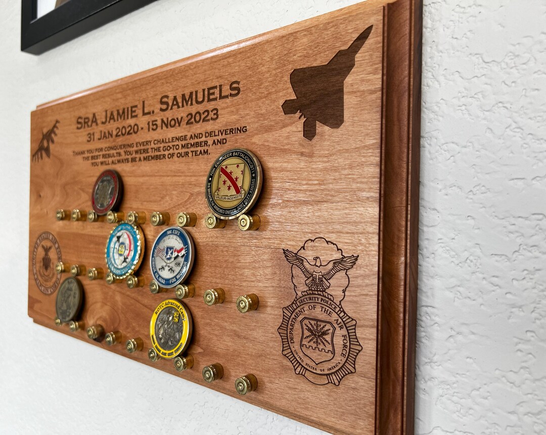 Challenge Coin Plaque - Etsy