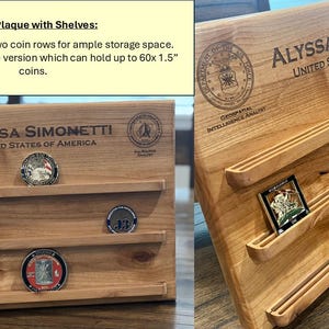 Challenge Coin Plaque - Etsy