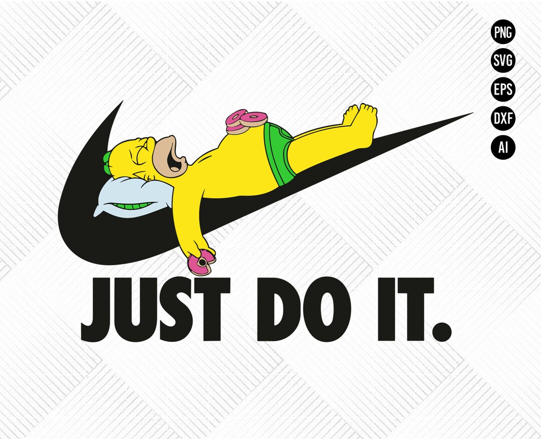 Homer Simpson Sleep SVG Grouped Svg Layered SVG Cricut - Etsy