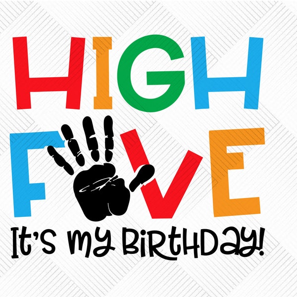 High Five Birthday - Etsy