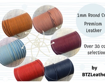 1mm Leather Cord - Etsy