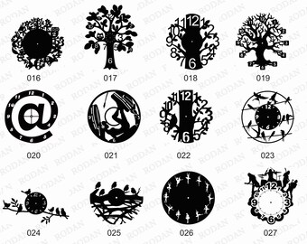 Lightburn Clock Face - Etsy UK