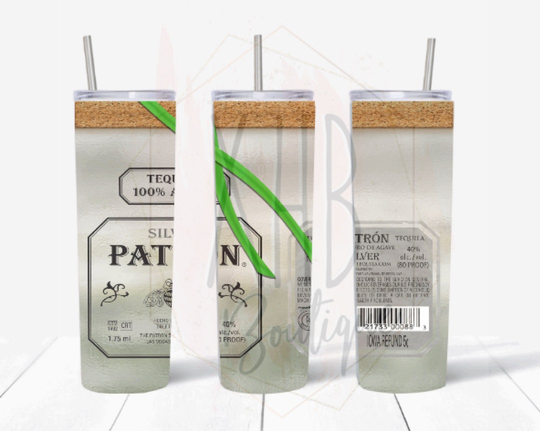 Patron Bottle Tumbler | Patron Bottle Cup | 20 Oz Tumbler | Tequila ...