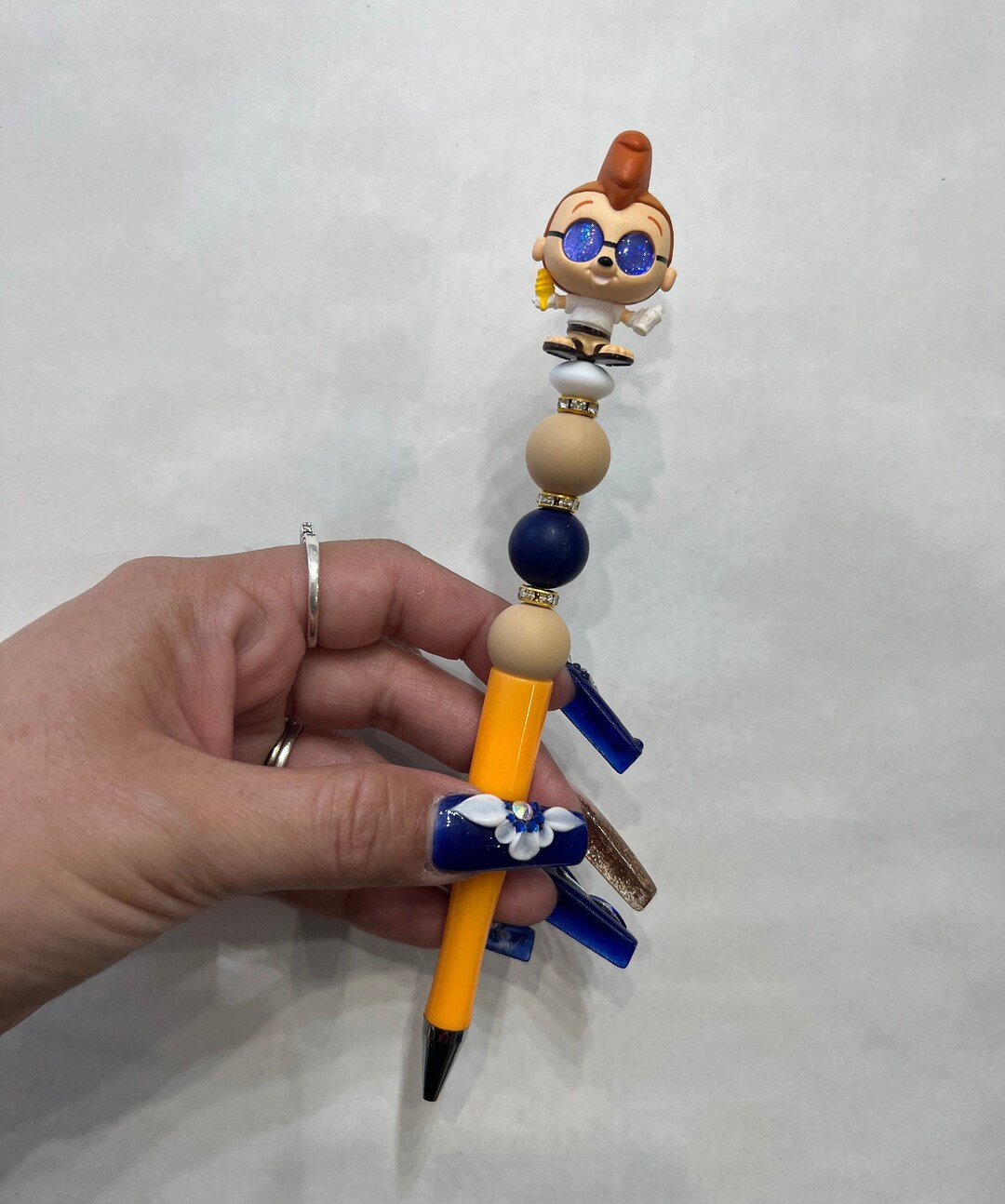 Character Beaded Pen | Goofy Movie Characters Beaded Pen | Goofy Beaded ...