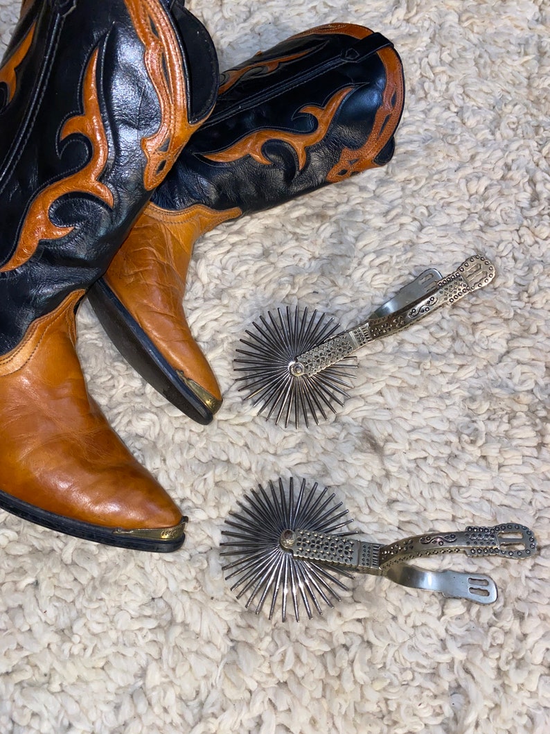 Beautiful Vintage Hand Crafted Chilean Cowboy Spurs - Etsy
