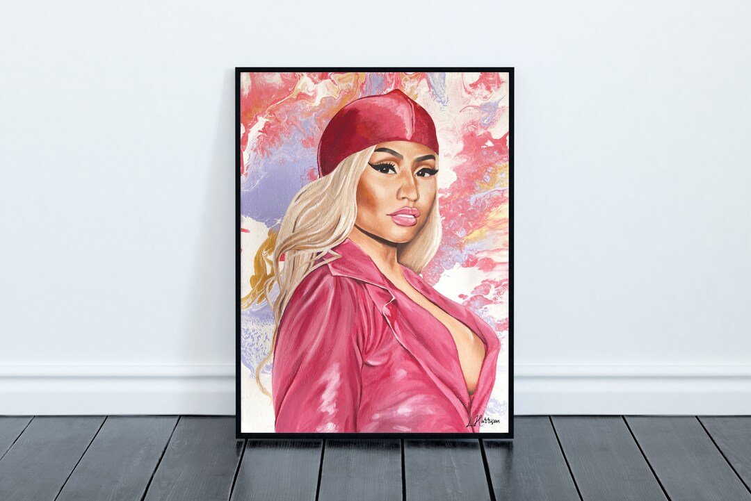 NICKI MINAJ Art Print | Nicki Minaj Wall Decor | Nicki Minaj Wall Art ...